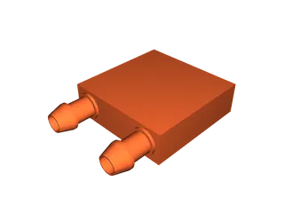 Water block by elektric2007 | Download free STL model | Printables.com