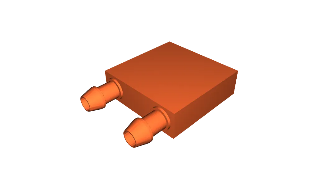 Water block by elektric2007 | Download free STL model | Printables.com