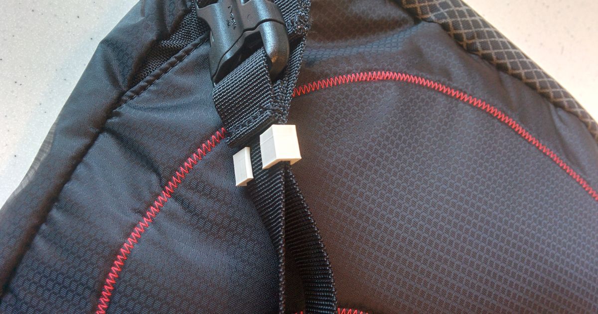 Backpack Strap Clip by Ben Friesen | Download free STL model ...