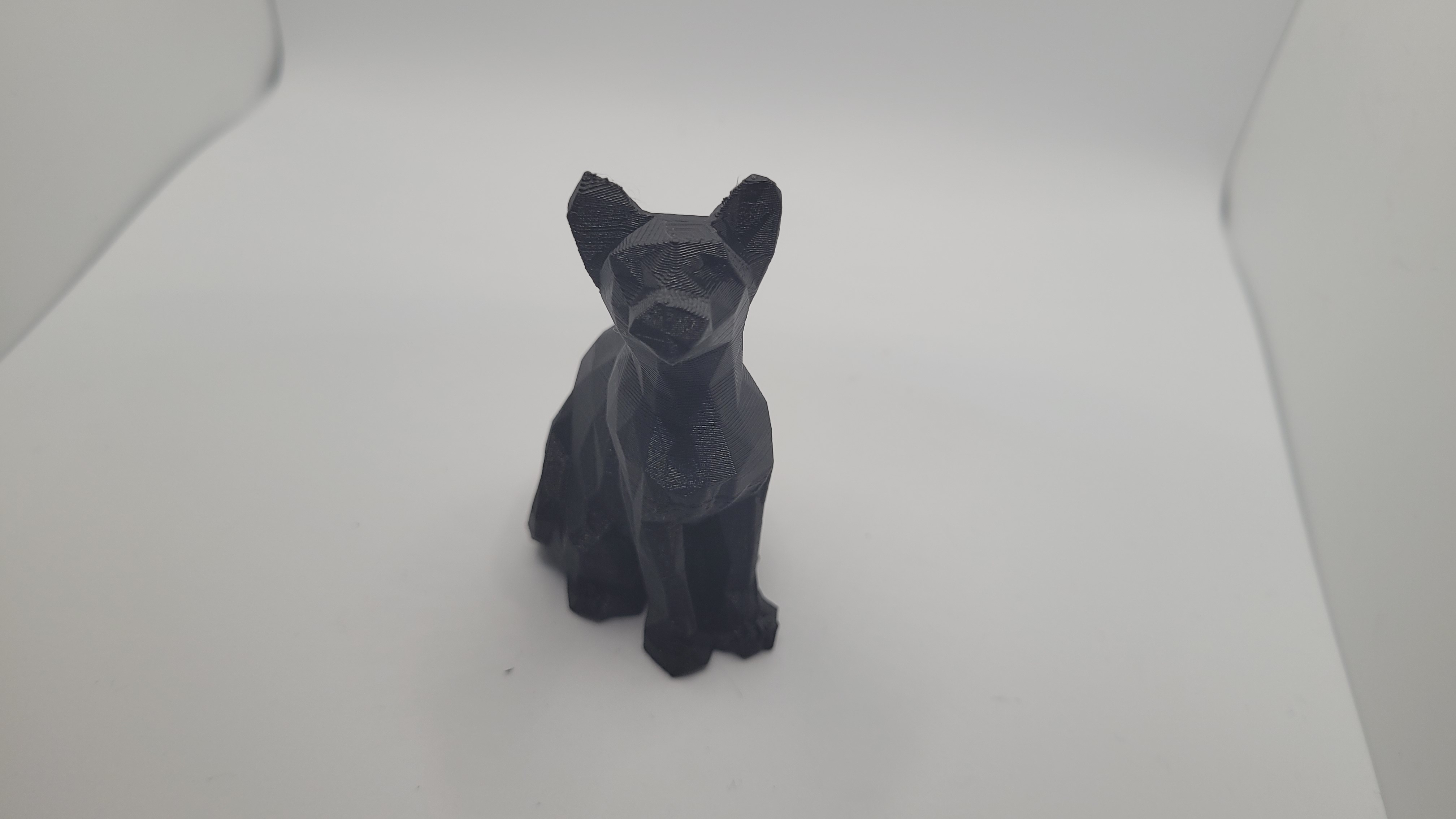 Low poly sitting cat by Brad3DPrints | Download free STL model ...