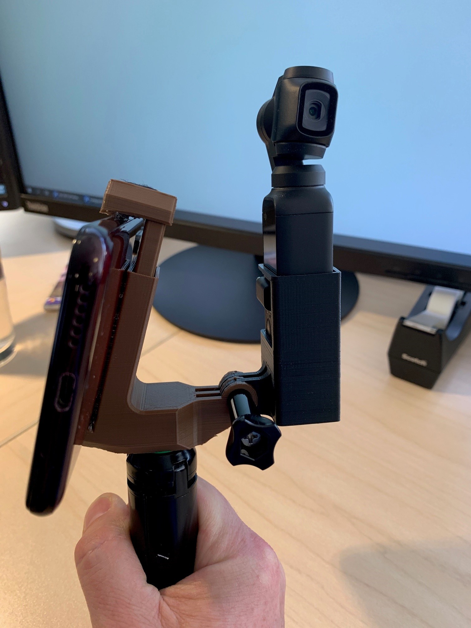 Camera and Phone mount by Justin Spanier | Download free STL model ...