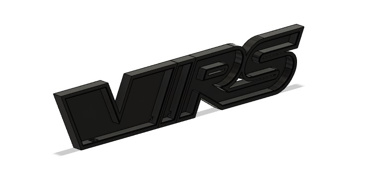 VRS LED logo by Jakub Dvořák | Download free STL model | Printables.com