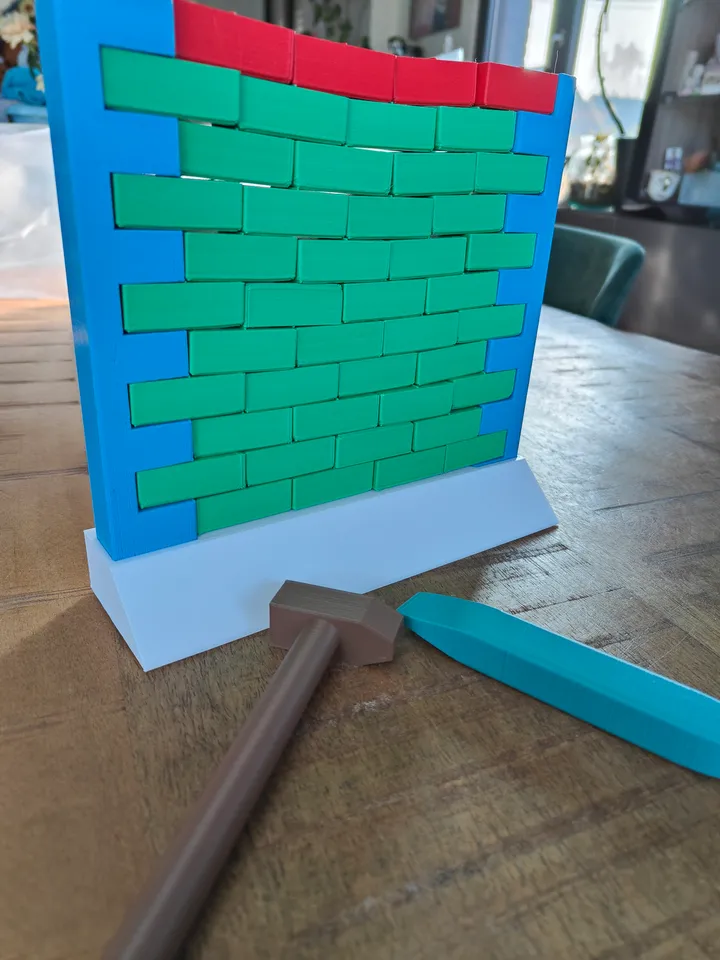 Brick Wall Game by TheCraftyMaker | Download free STL model ...