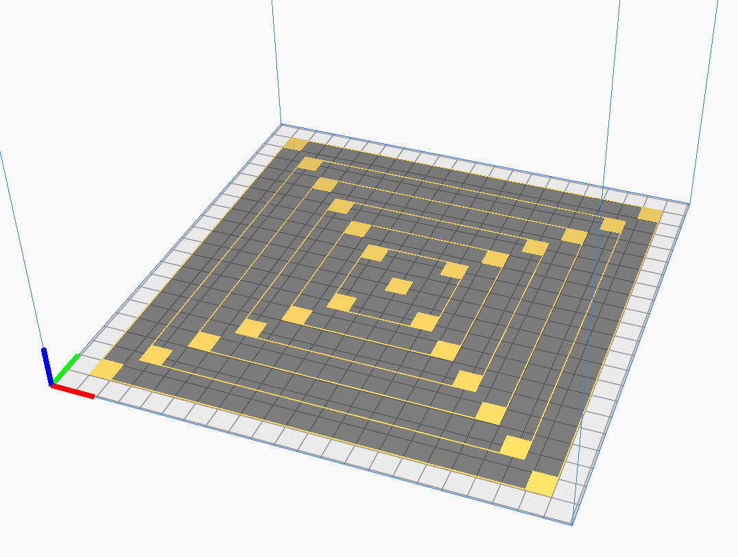 Concentric Bed Levelling Pattern by chiz | Download free STL model ...