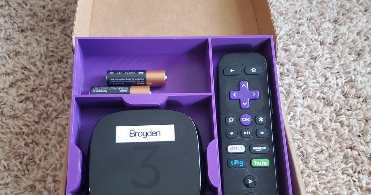 Roku 3 Tray by TechnoSwiss | Download free STL model | Printables.com