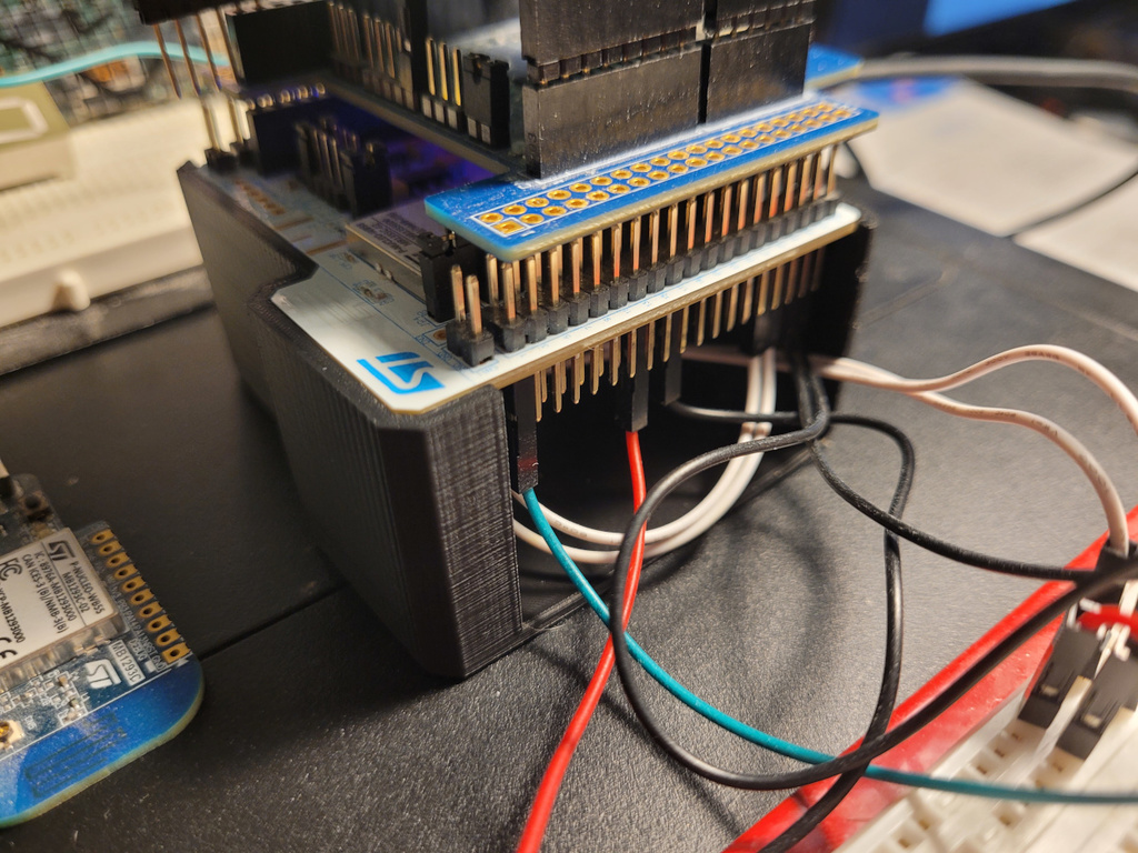 Tall Nucleo-68 holder for Morpho access by Dan | Download free STL ...