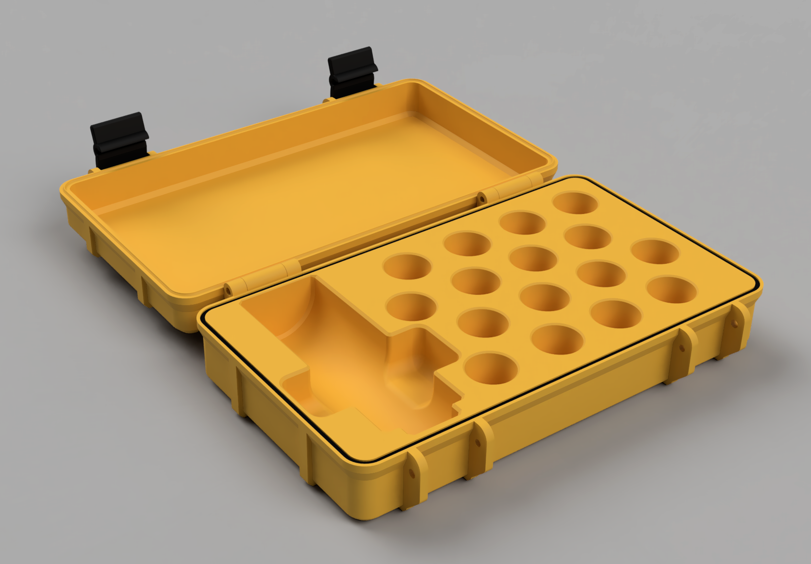 Rugged Box for Drill Handle and Collets by Whity | Download free STL ...