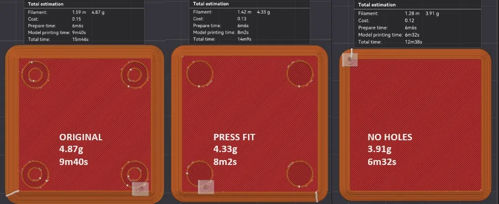 Optimized Gridfinity 1U Base for Vase Mode by SelfReplicate | Download ...