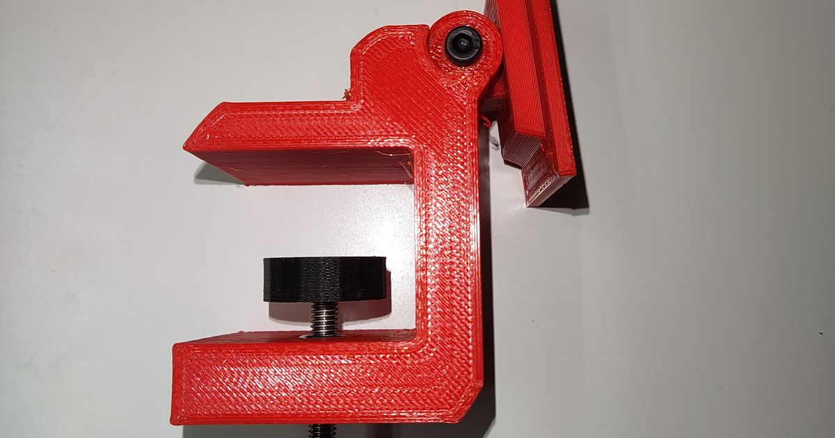 Adjustable Desk Clamp for Sim Racing button box by Mike | Download free ...