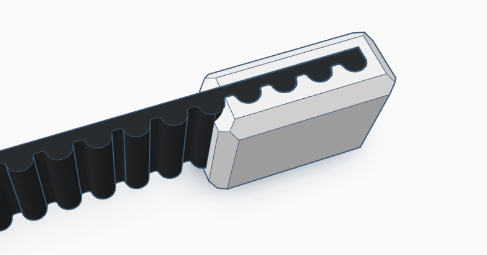 6mm GT2 Timing Belt End-Clip par EldarHan | Téléchargez gratuitement un ...