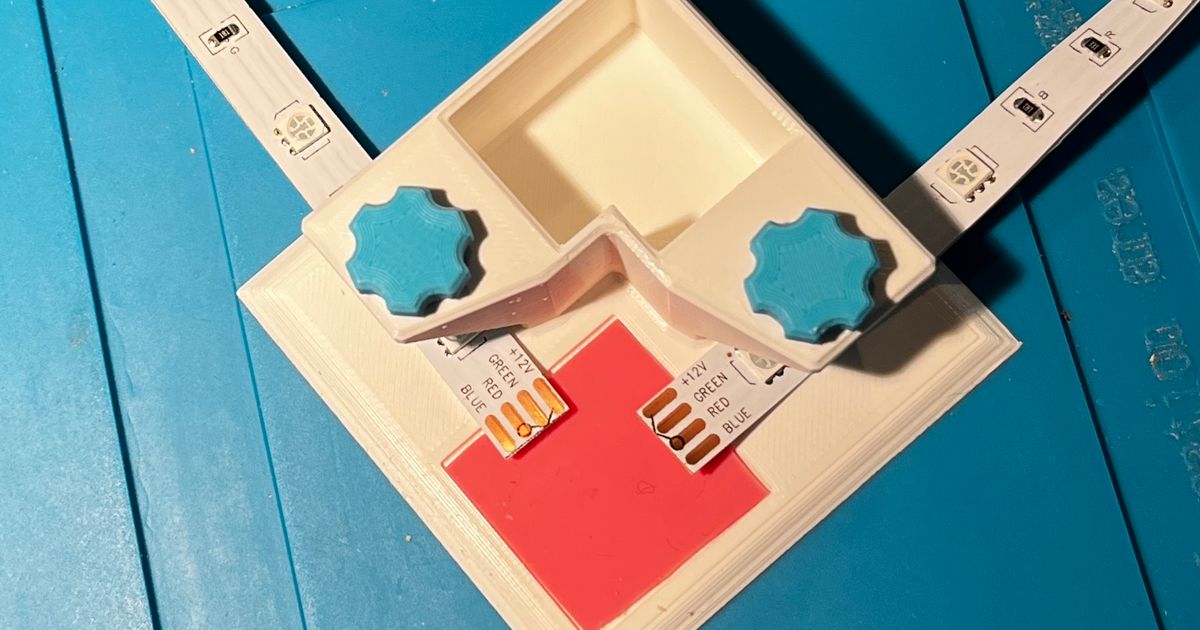 LED strip Holder - Soldering station by DDDavid | Download free STL ...