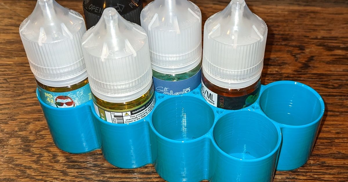 Nic Salts Rack by Timeless3D | Download free STL model | Printables.com