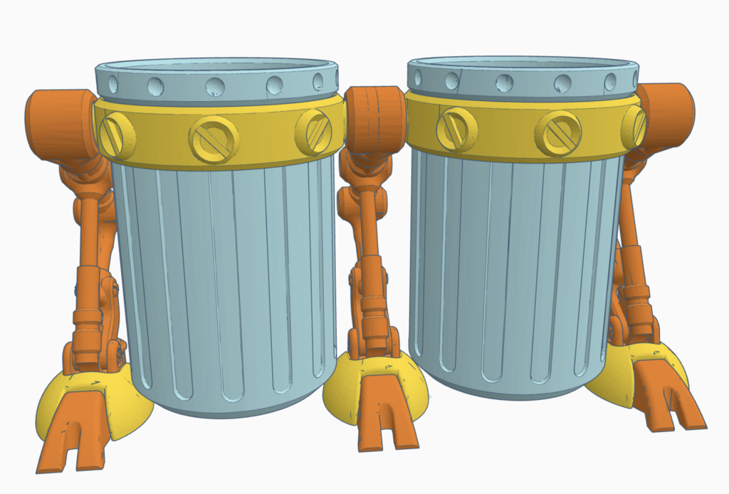 Dual Trash Walker (large) by MediaMan3D | Download free STL model ...
