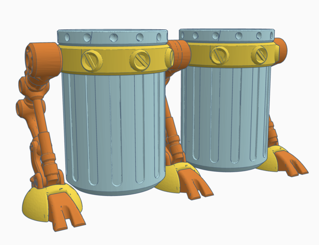Dual Trash Walker (large) by MediaMan3D | Download free STL model ...