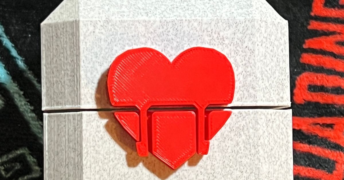 Heart Lockette Buckle Box by Vioppoiv | Download free STL model ...