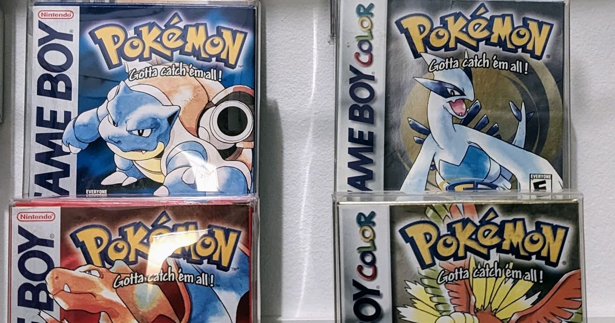 Nintendo GameBoy / Color / Advance Game Box Display by onorinbejasus ...