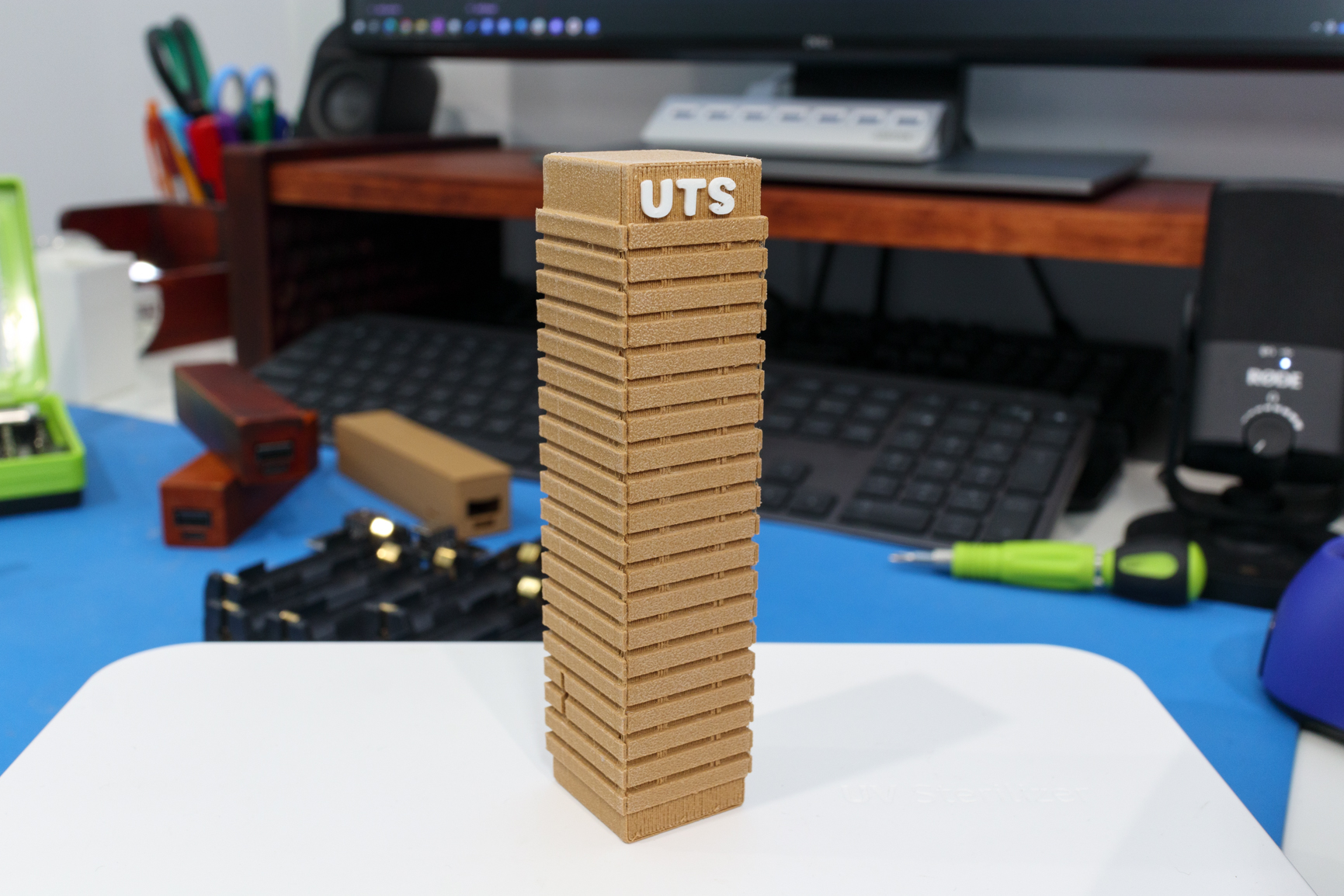 UTS Tower USB Power Bank by sengineer | Download free STL model ...