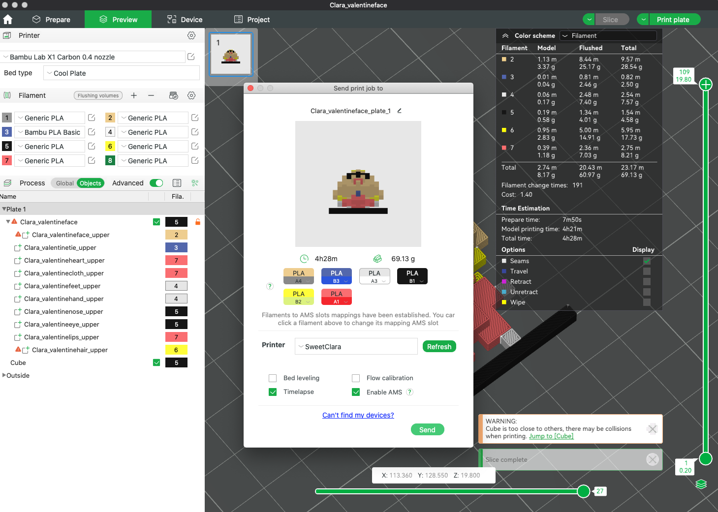 Block Character by Clara Kim | Download free STL model | Printables.com
