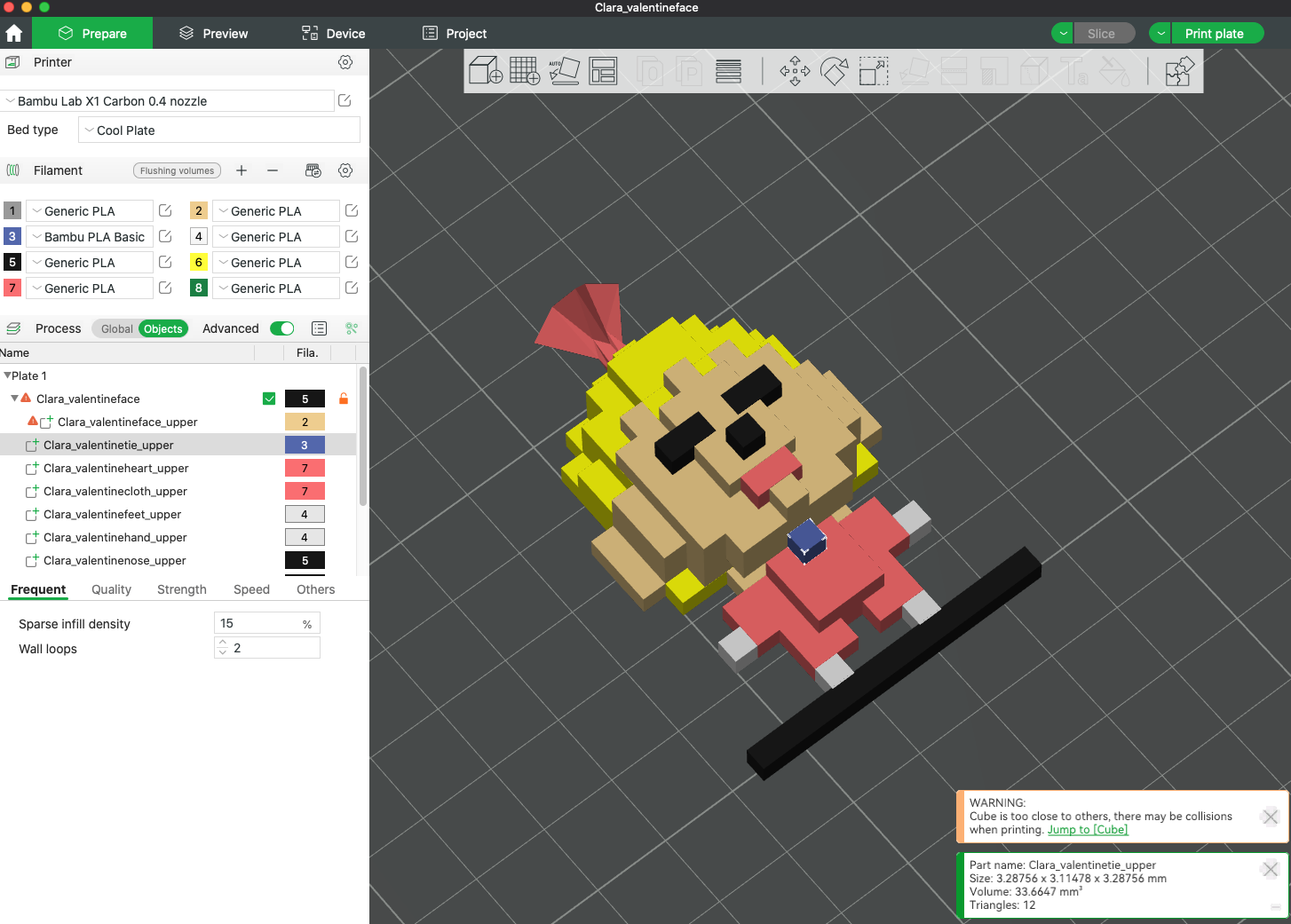 Block Character by Clara Kim | Download free STL model | Printables.com