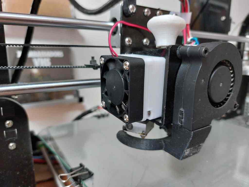 Anet A8 quick remove extruder fan assembly by MttUrs | Download free ...
