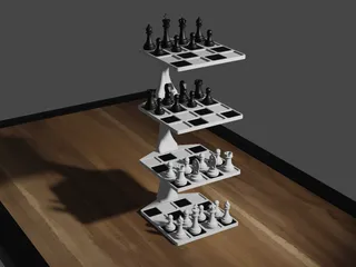 3D Chess Board by Andrew Deml | Download free STL model | Printables.com