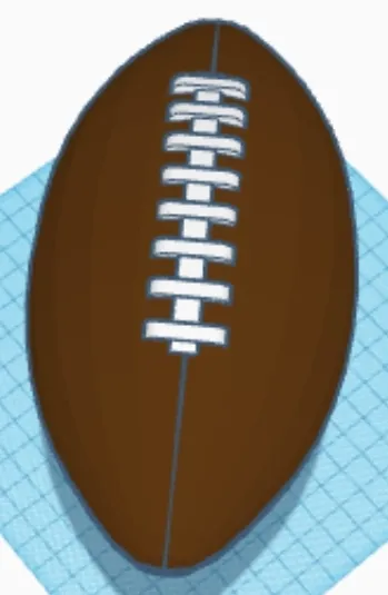 Football by Landon Nudd | Download free STL model | Printables.com