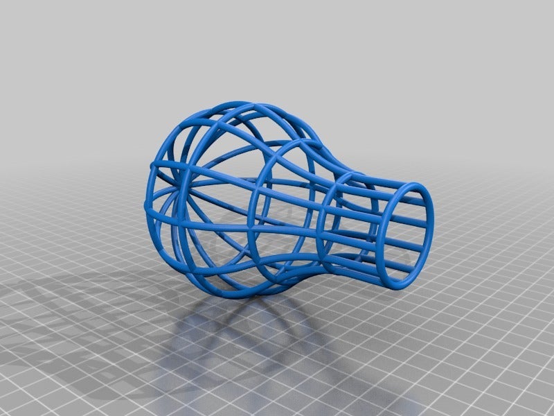 Lightbulb Mesh Lampshade by edditive | Download free STL model ...