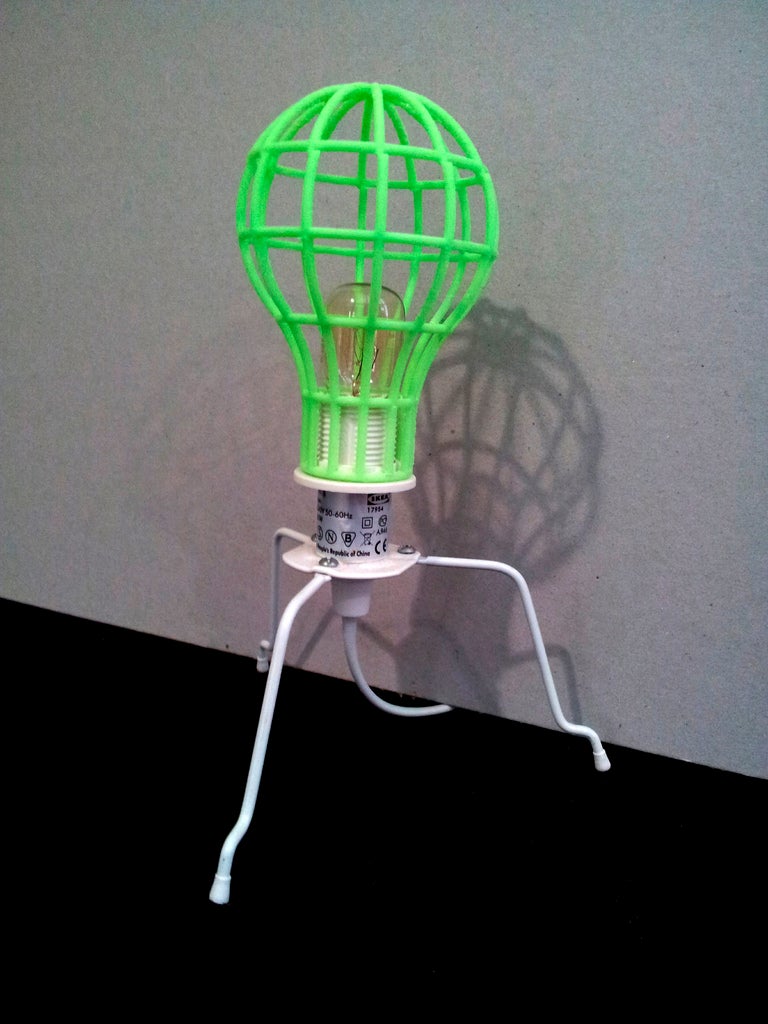 Lightbulb Mesh Lampshade by edditive | Download free STL model ...