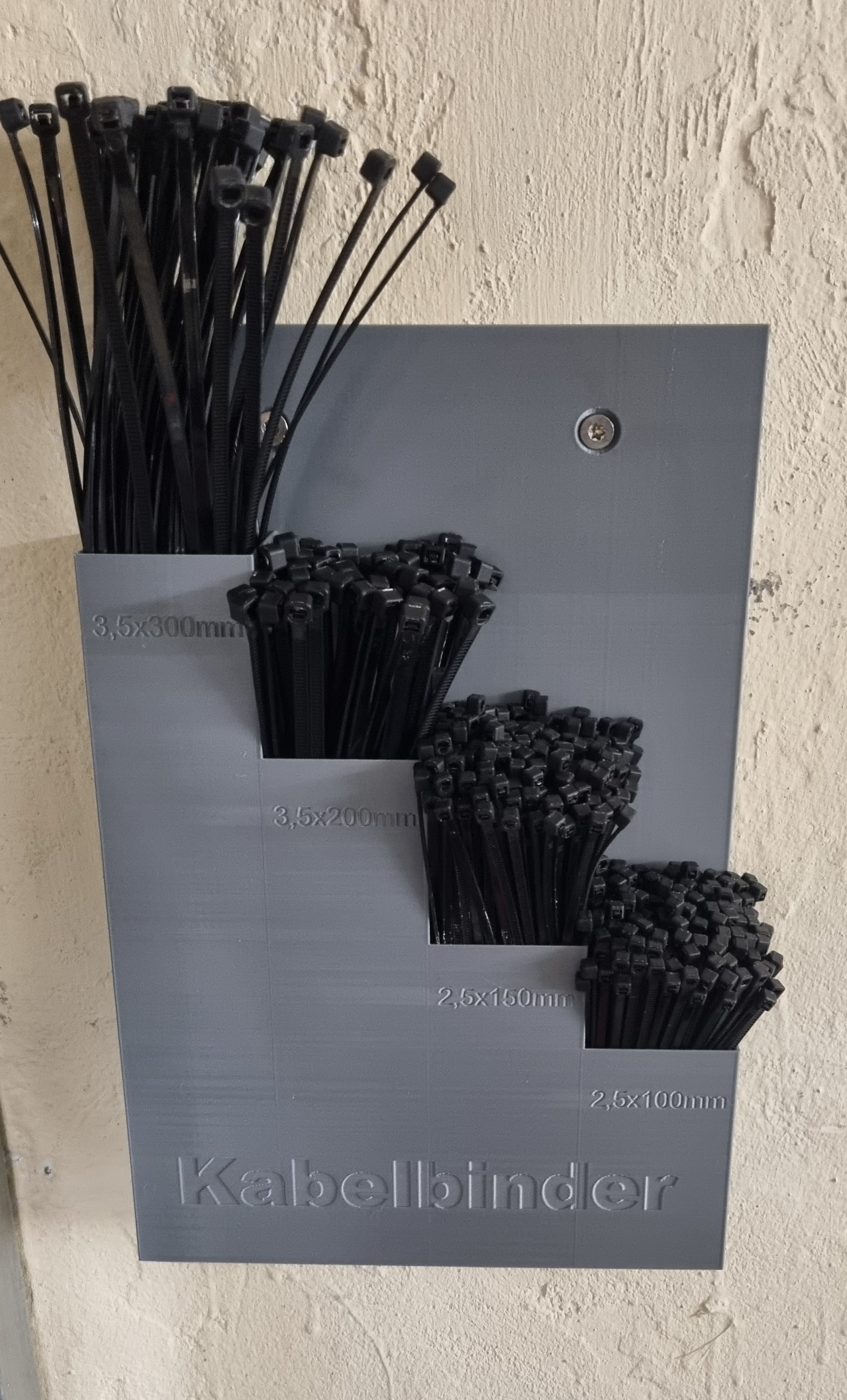 Kabelbinder Wandhalter Cable Tie Holder by Julia | Download free STL ...