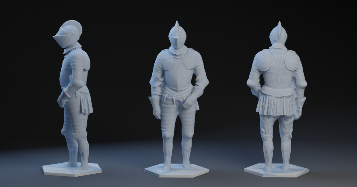 Knight in Armor by Peter Farell | Download free STL model | Printables.com