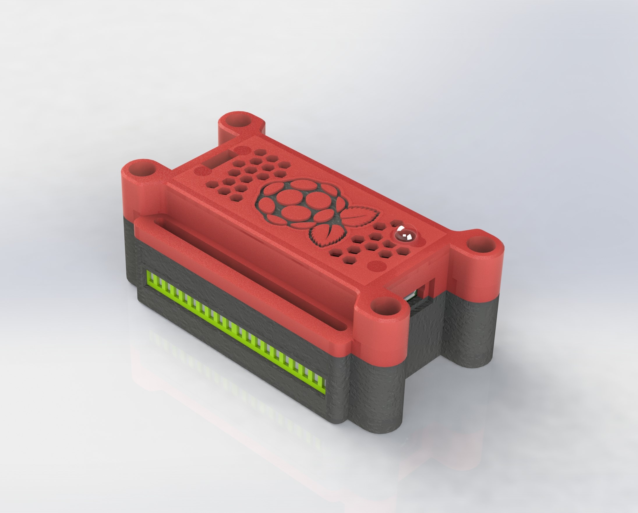Raspberry Pi Pico development (screw terminal) case by 4DimK | Download ...