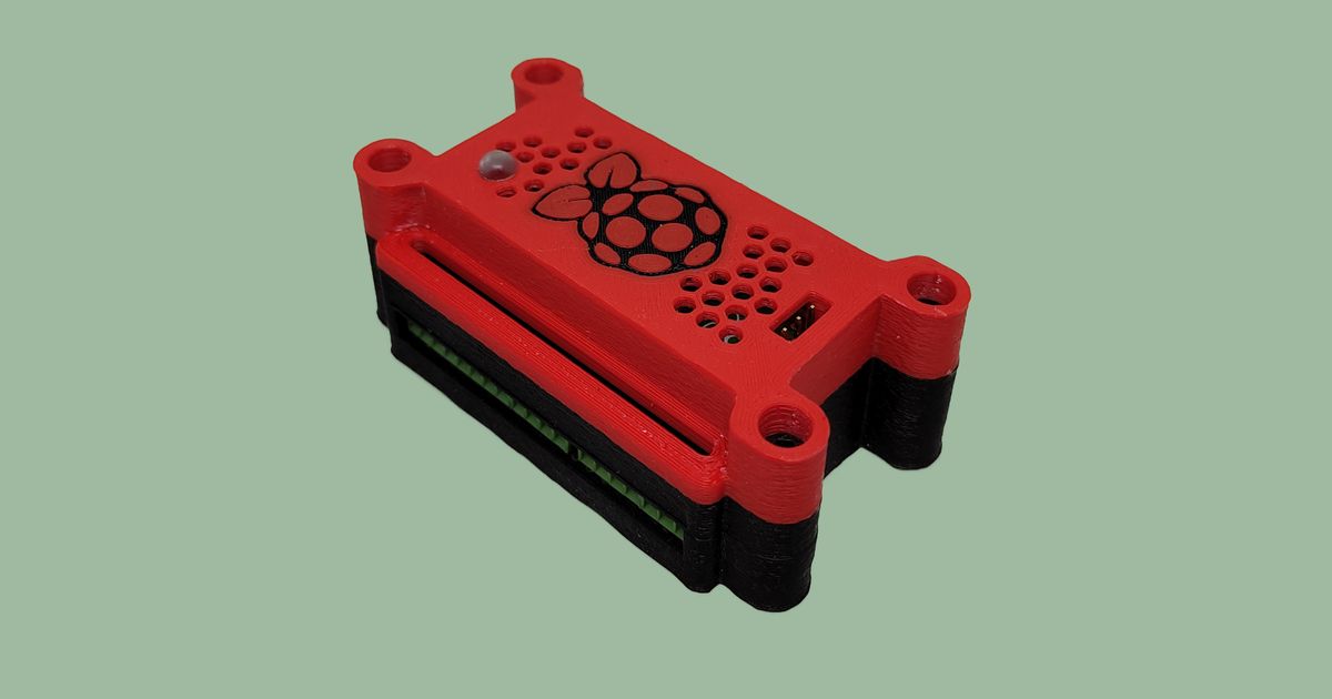 Raspberry Pi Pico development (screw terminal) case by 4DimK | Download ...