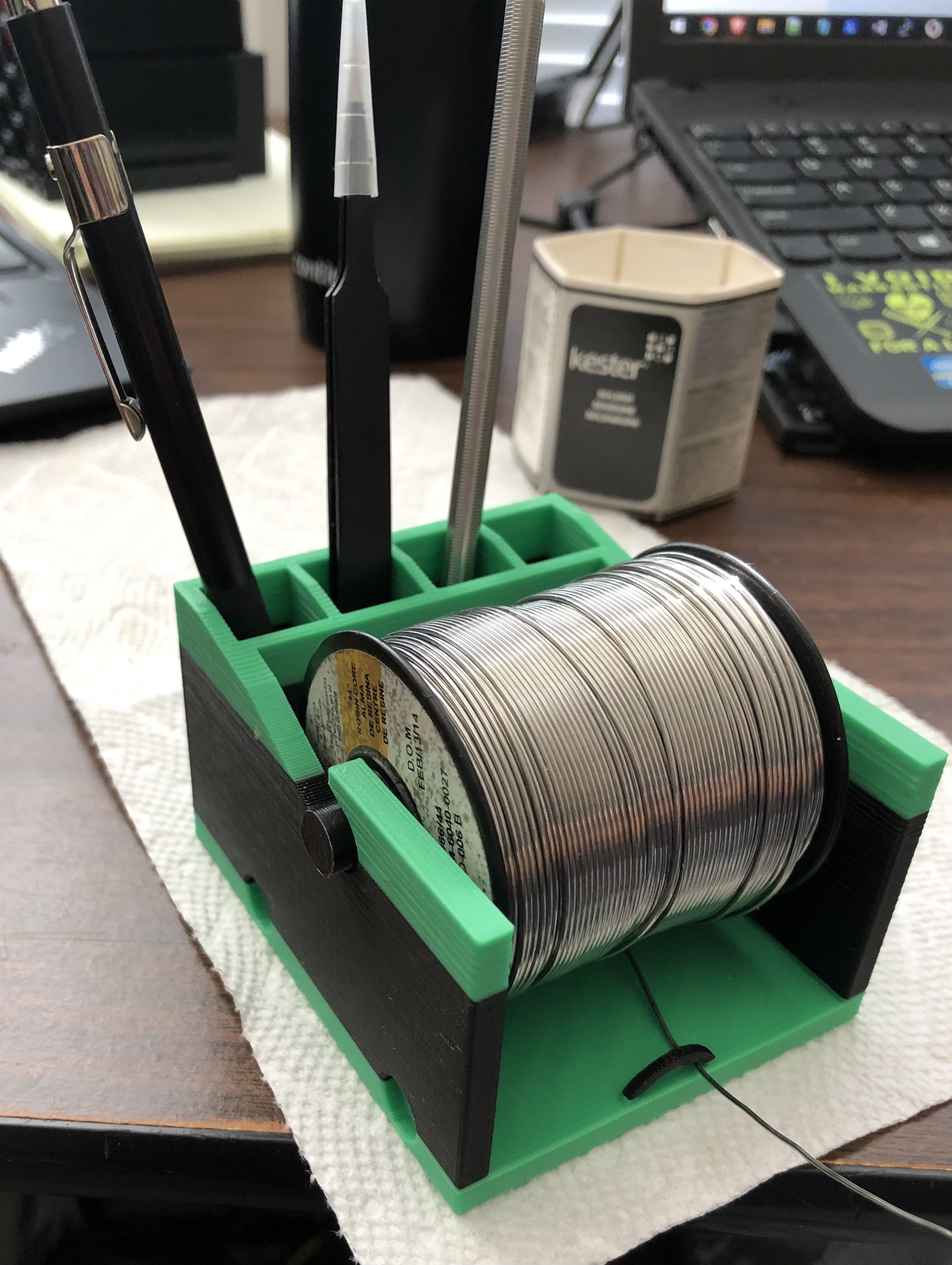 Sturdy Solder Spool Rack by Greyhawk | Download free STL model ...