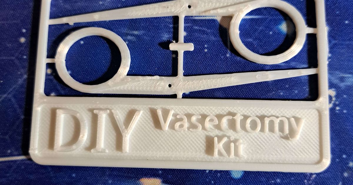 DIY Vasectomy Kit by JayPats | Download free STL model | Printables.com