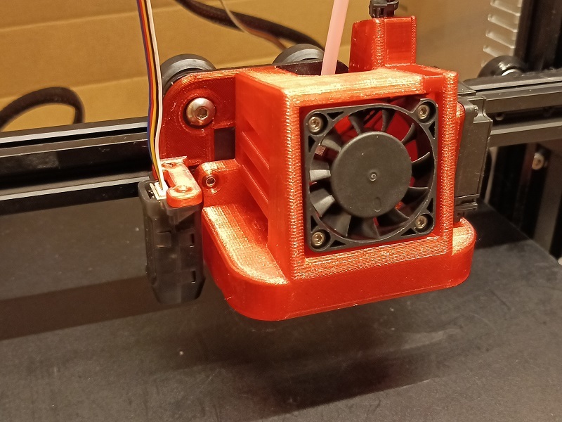 Satsana Ender 3 Fan Duct CR Touch mount by Bibin Kull | Download free ...