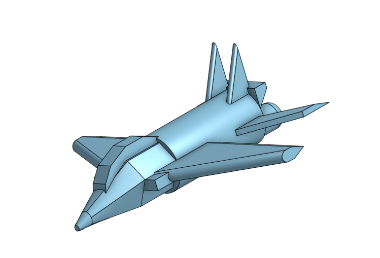 Fighterjet by Bumm | Download free STL model | Printables.com