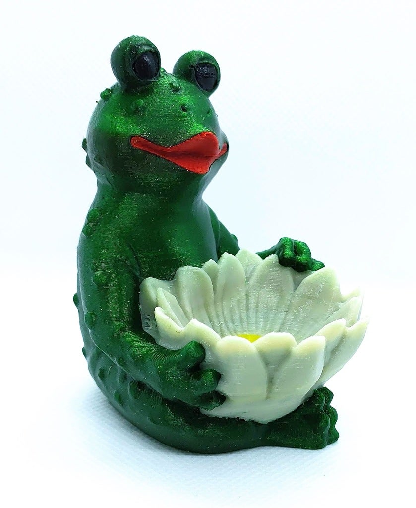 Frog Flower Bowl - Multi-Material / MMU Version by Razzer09 | Download ...