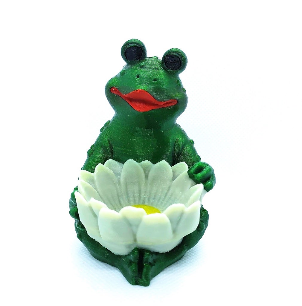 Frog Flower Bowl - Multi-Material / MMU Version by Razzer09 | Download ...