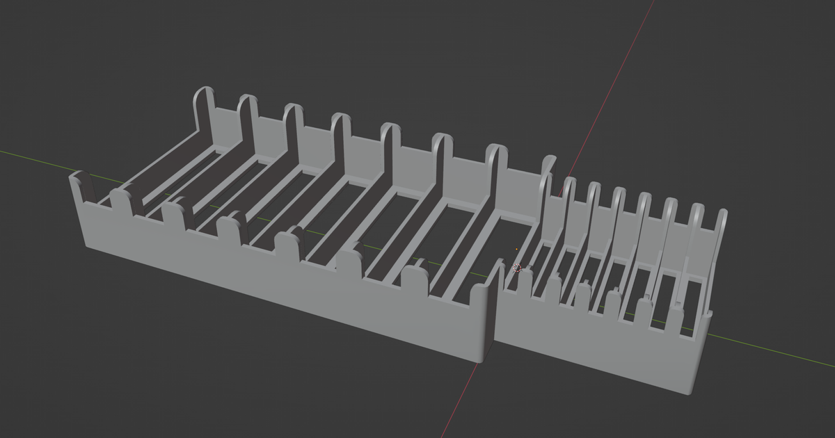 Hard Drive Disks storage rack by CGuillaume | Download free STL model ...