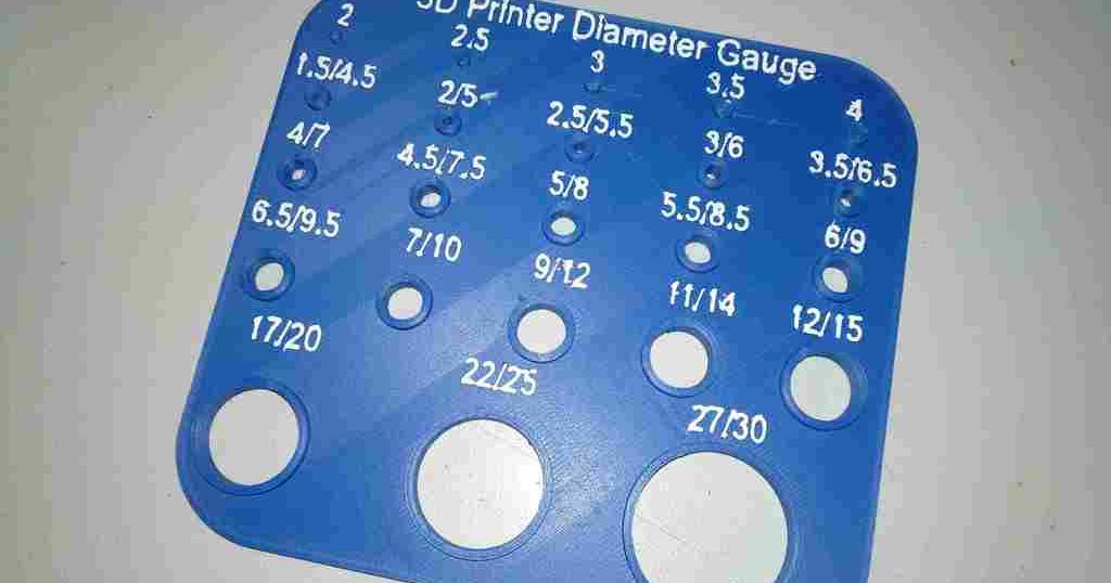 3D Printer Hole Shaft Gauge by Leonardo3Printi | Download free STL ...