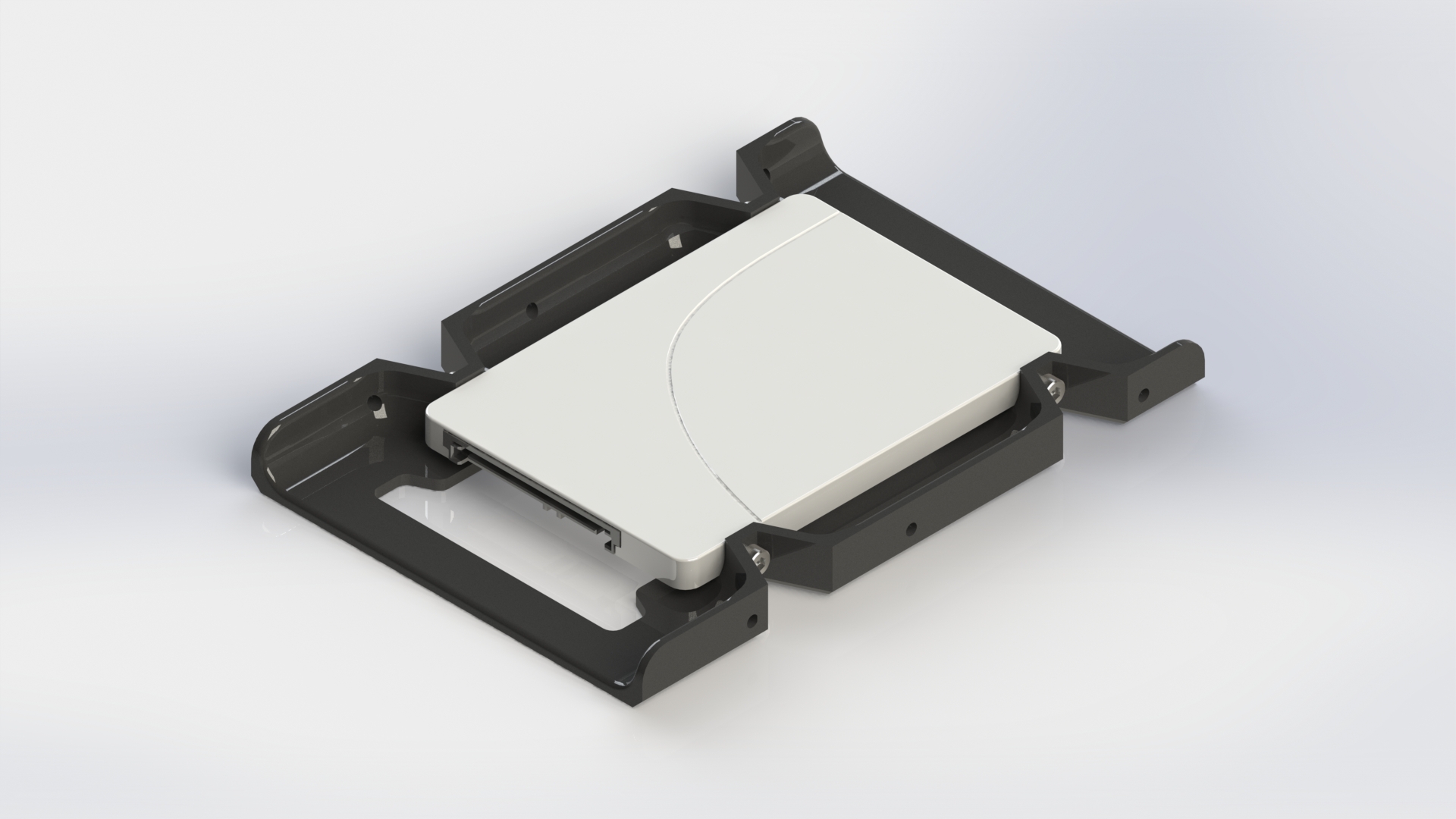 HDD to SSD holder adapter by A3D Printing Farm | Download free STL ...