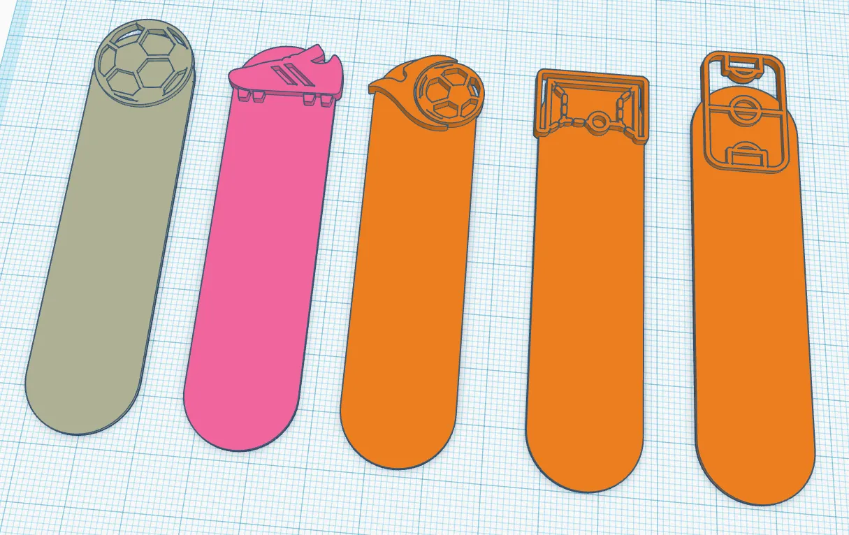 Soccer Bookmarks by spdermn02 | Download free STL model | Printables.com