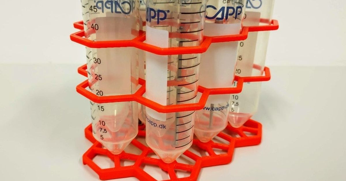Honeycomb Tube Rack by Razzer09 | Download free STL model | Printables.com