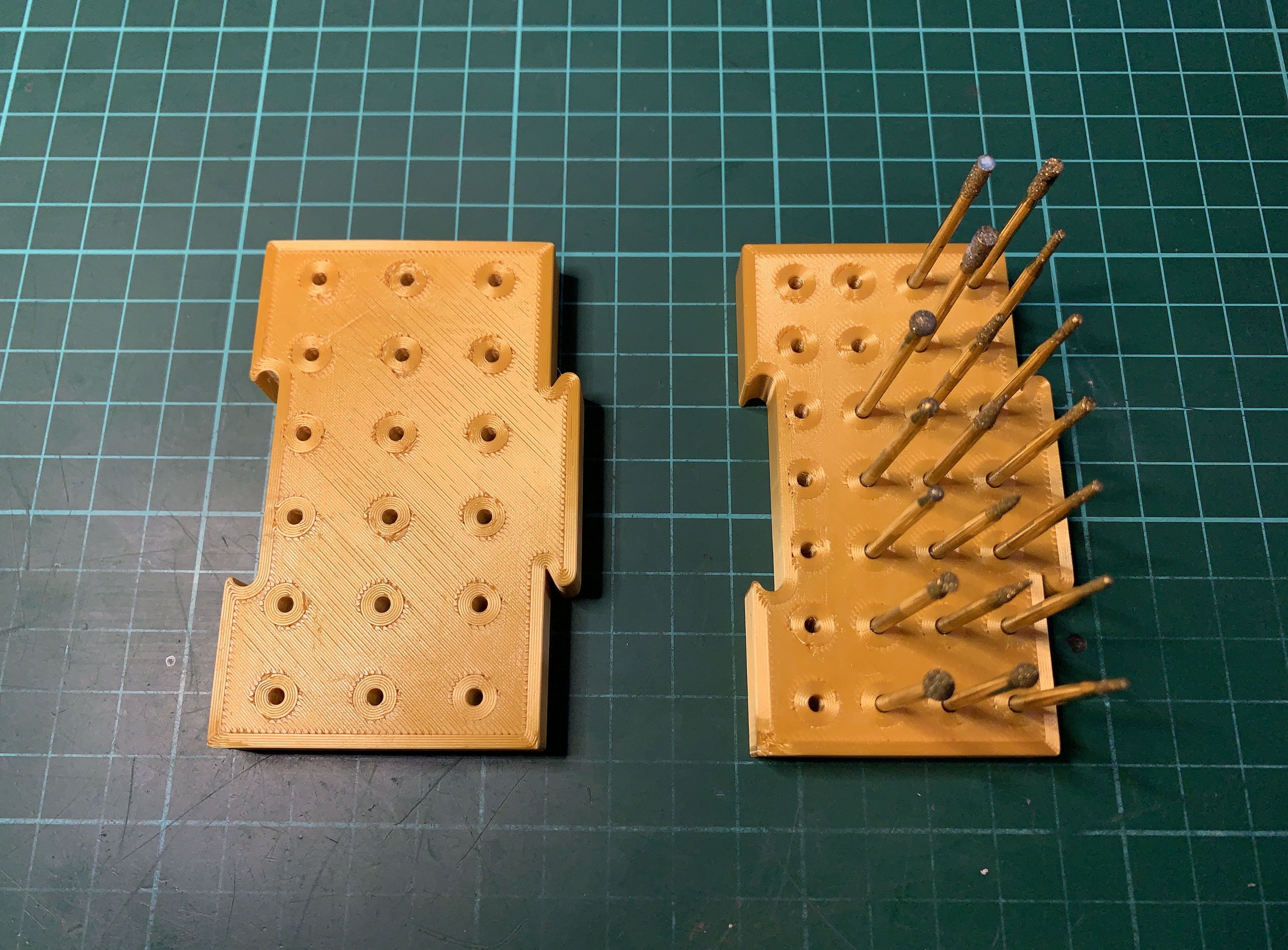 Burr Stand for 2.4, 3.0 and 3.2mm Shank by Wiseone | Download free STL ...