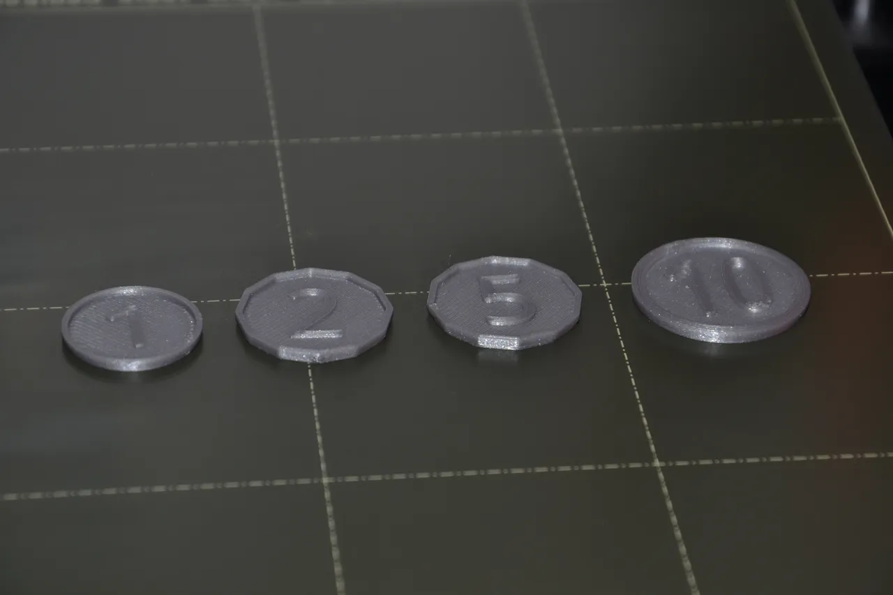 Simple distinct coins by PetrD | Download free STL model | Printables.com