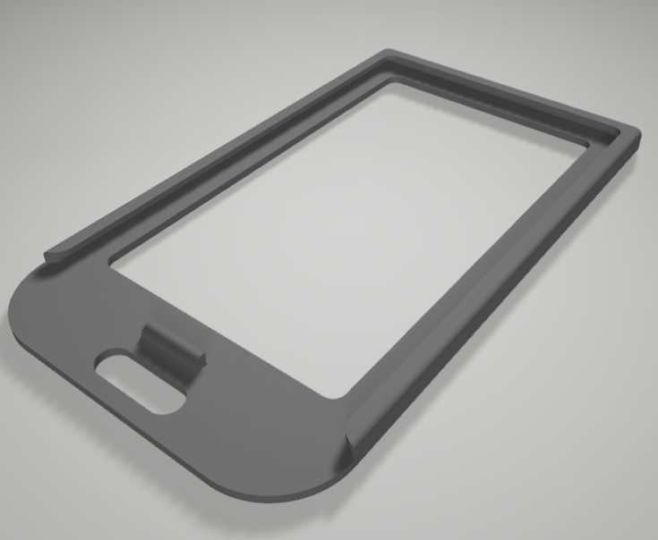 Access card / NFC security badge holder, open back, simple. by ...