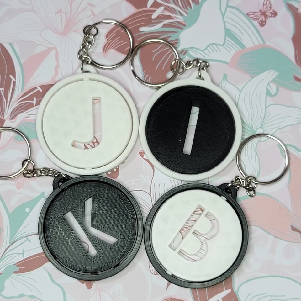 Single Letter Keychain by Jashan | Download free STL model | Printables.com