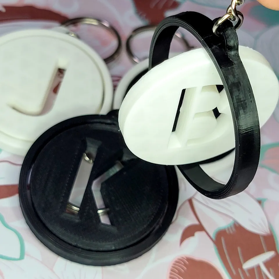 Single Letter Keychain by Jashan | Download free STL model | Printables.com