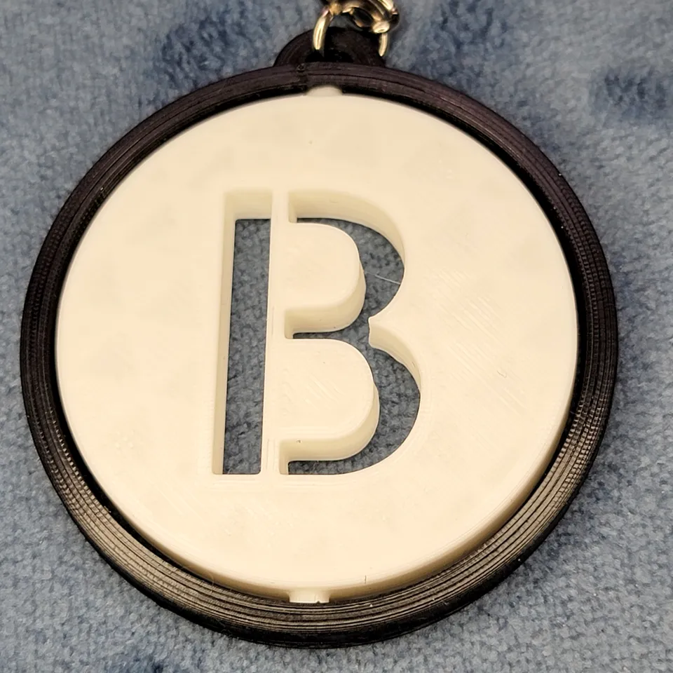 Single Letter Keychain by Jashan | Download free STL model | Printables.com