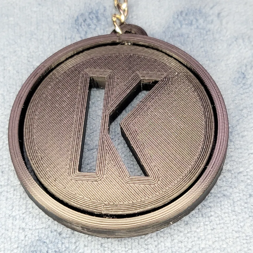 Single Letter Keychain by Jashan | Download free STL model | Printables.com